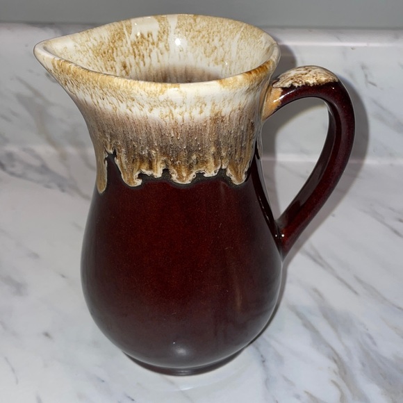 Roseville | Dining | Roseville Pottery 6 Brown Drip Pitcher | Poshmark
